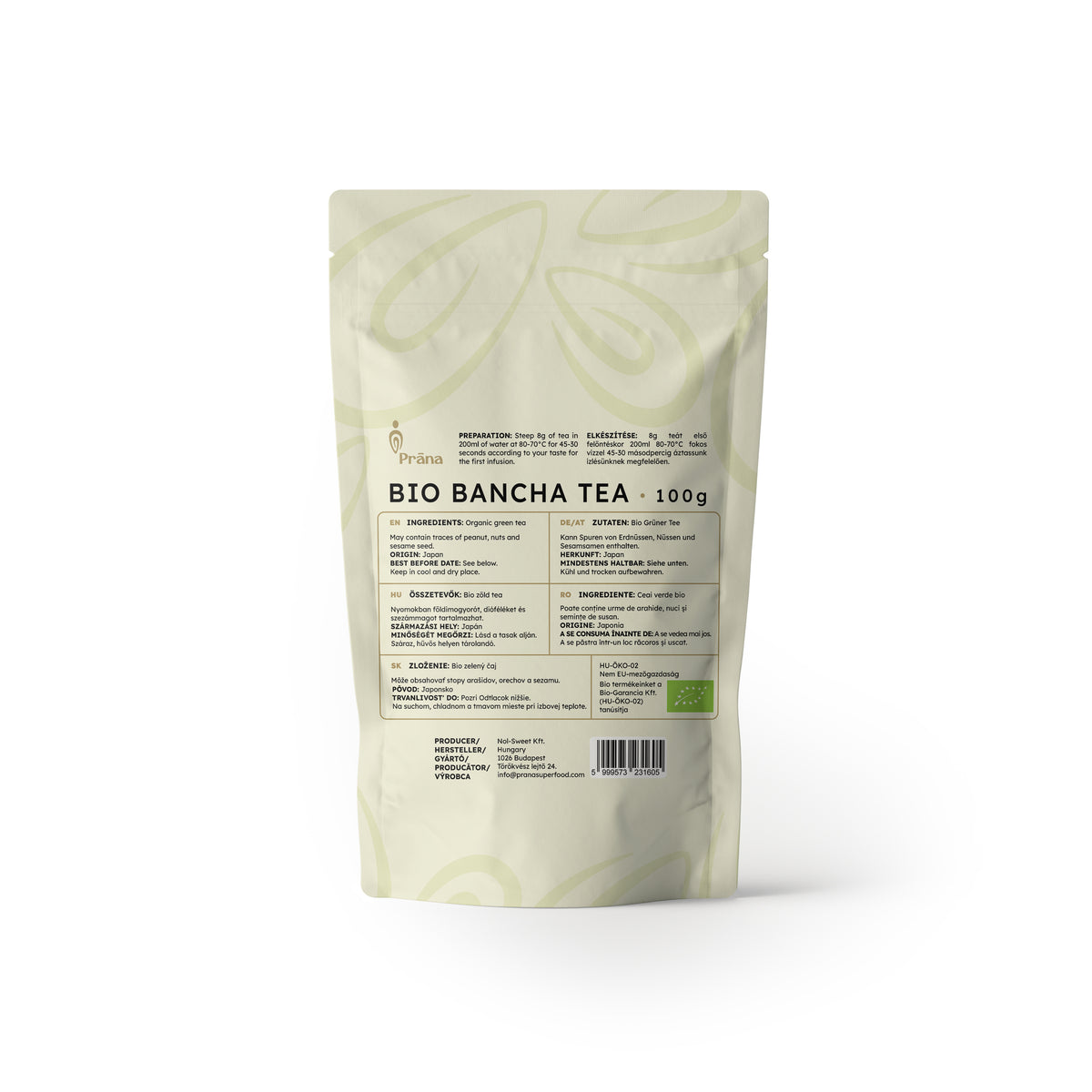 Prana Bancha tea - bio - 100g – Bio-Barát Biobolt