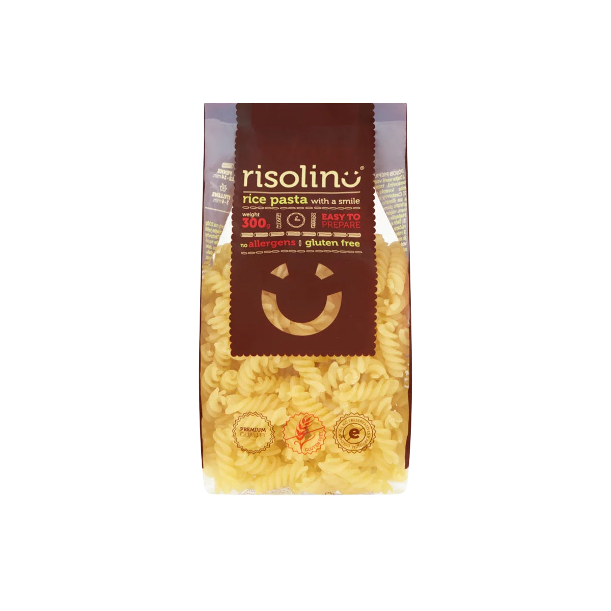 Risolino Fusilli gluténmentes rizstészta - 300g
