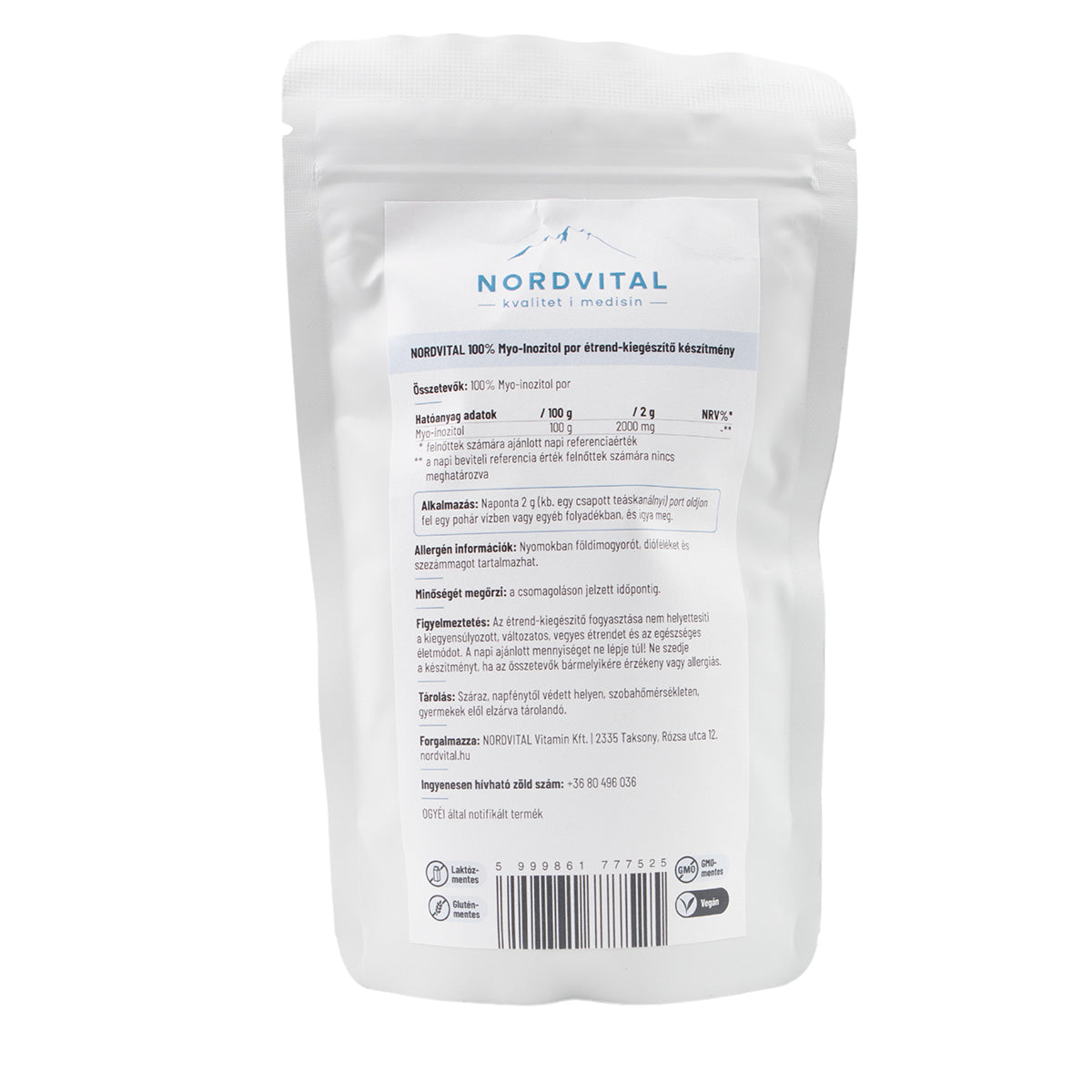 Myo-Inozitol por 60 adag - 120g – Bio-Barát Biobolt
