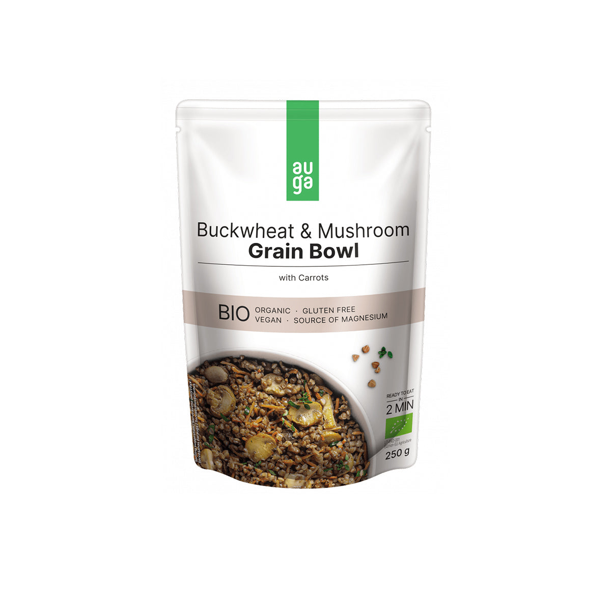 Auga Bio hajdina és gomba gabona tál répával - bio - 250g