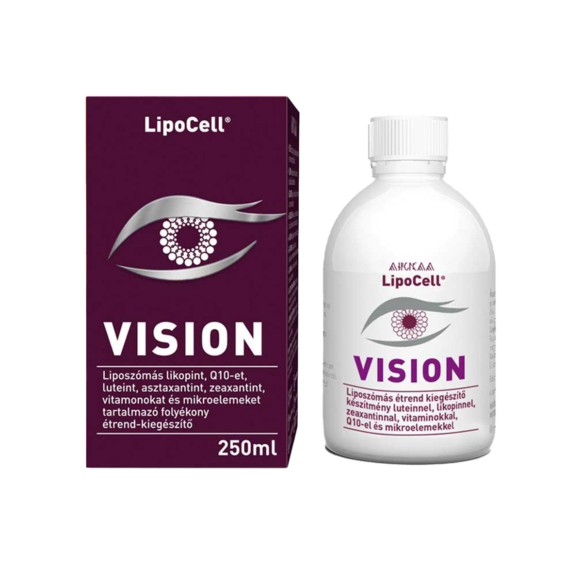 LipoCell Vision liposzómás étrend-kiegészítő - 250ml
