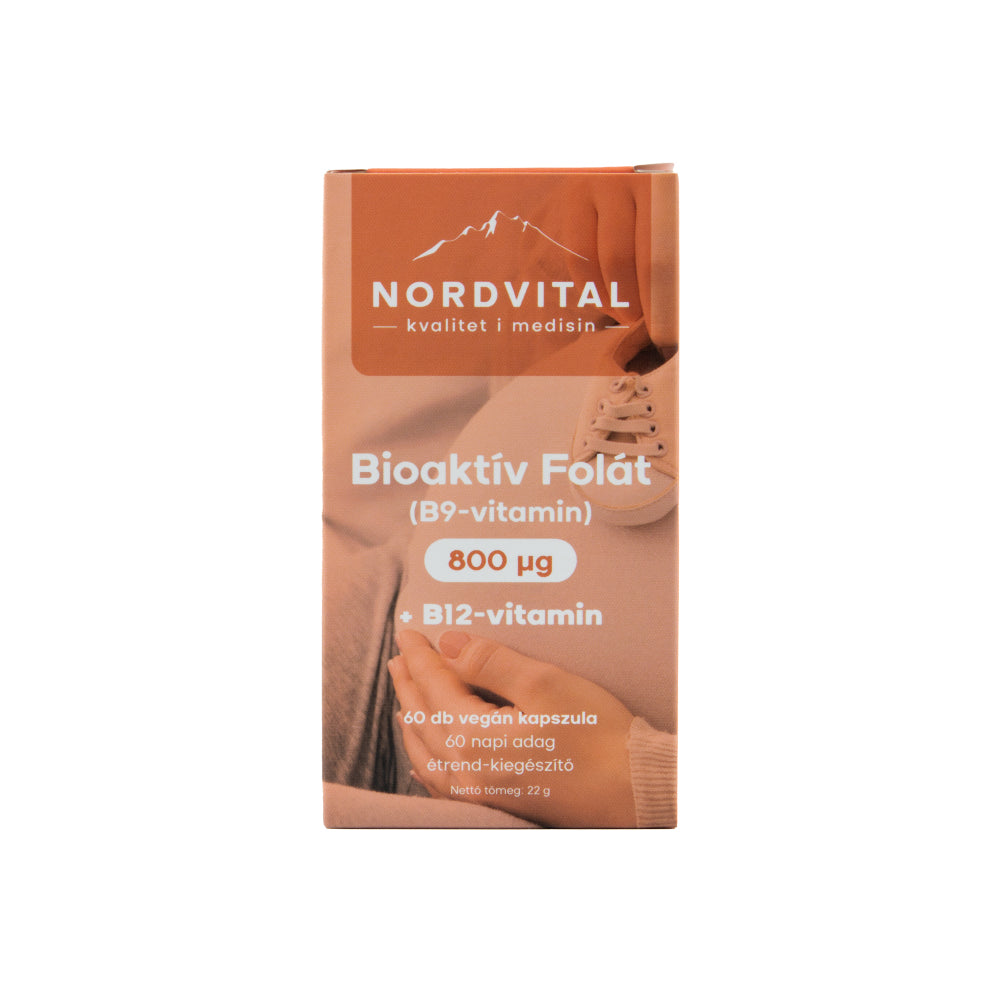 Bioaktív Folát (B9-Vitamin) 800mcg - 60db