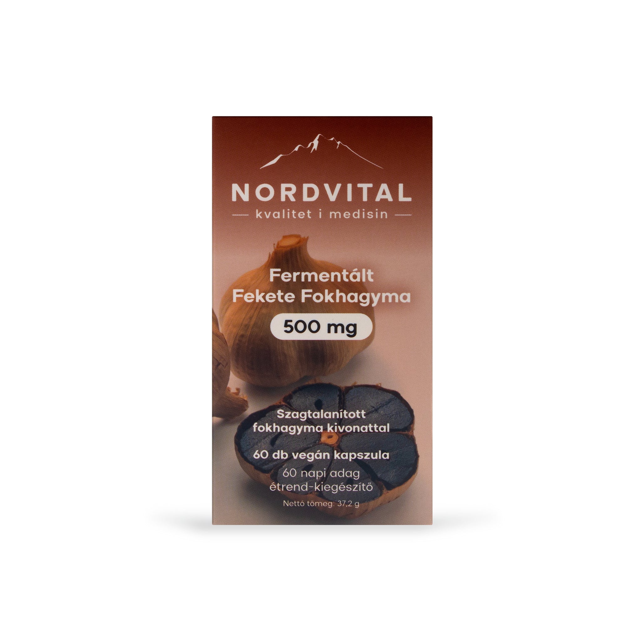 Fermentált fekete fokhagyma 500mg kapszula - 60db