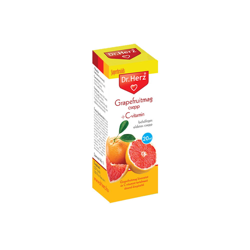 Dr. Herz Grapefruitmag csepp + C-vitamin - 20ml | Bio-Barát